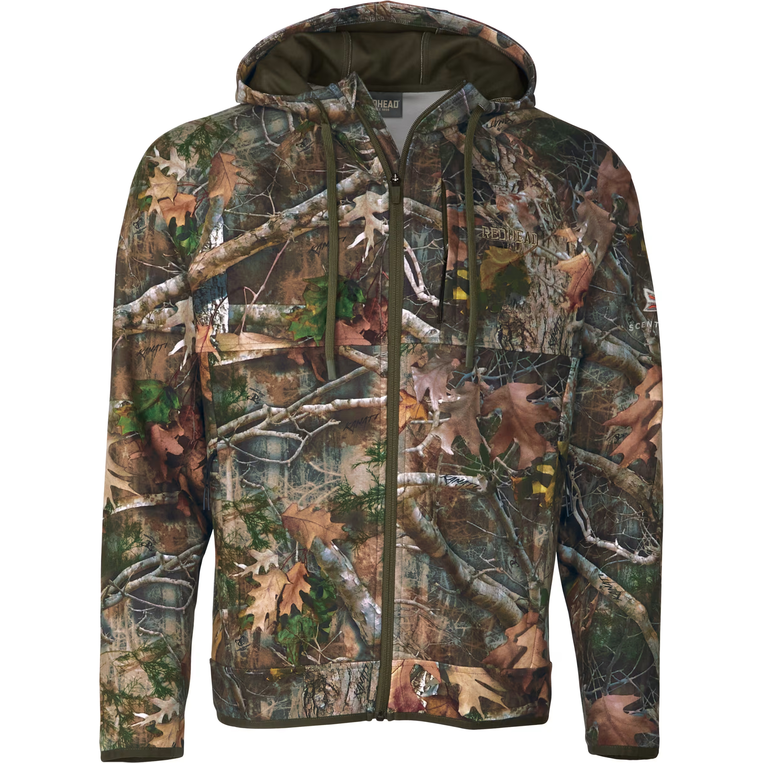 RedHead Full-Zip Tech Fleece Hoodie with SCENTINEL - TrueTimber Prairie ...